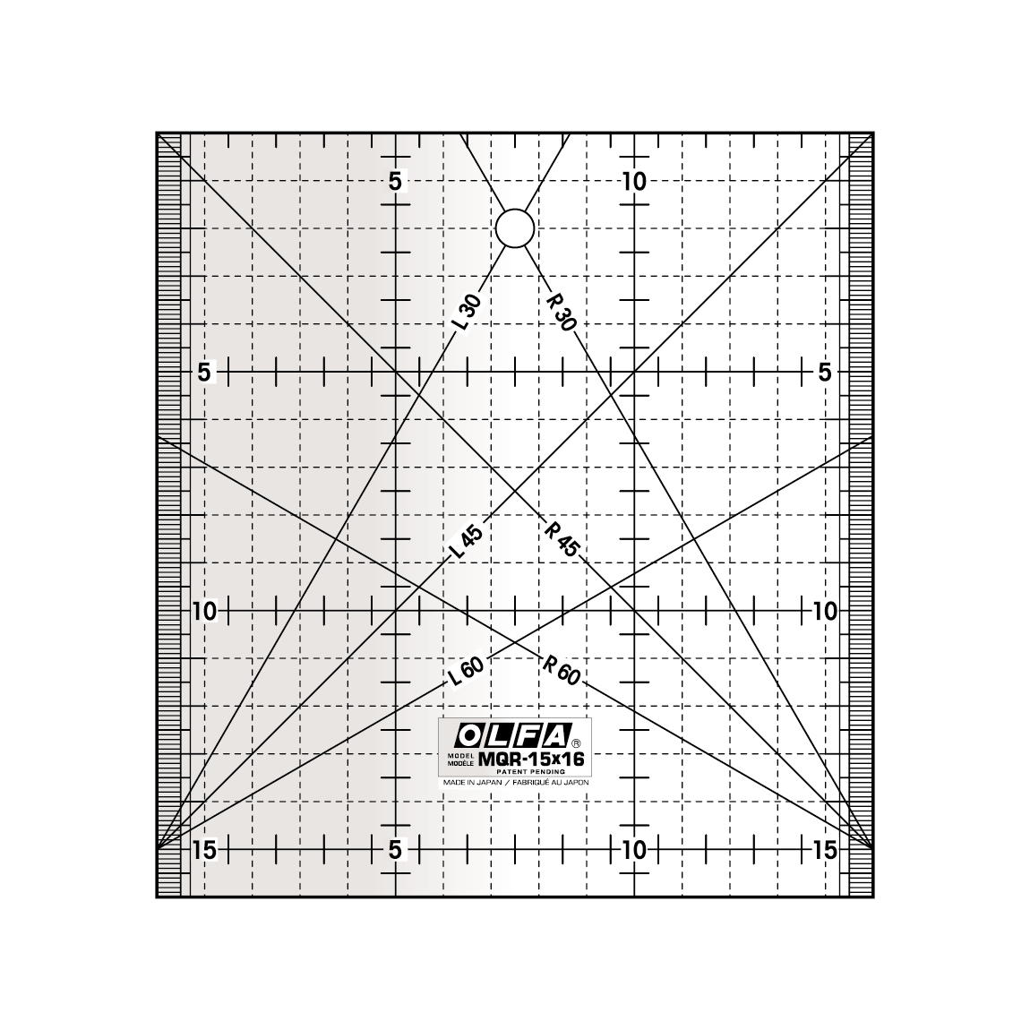 Quilting Ruler 15cm MQR-15X16 Olfa