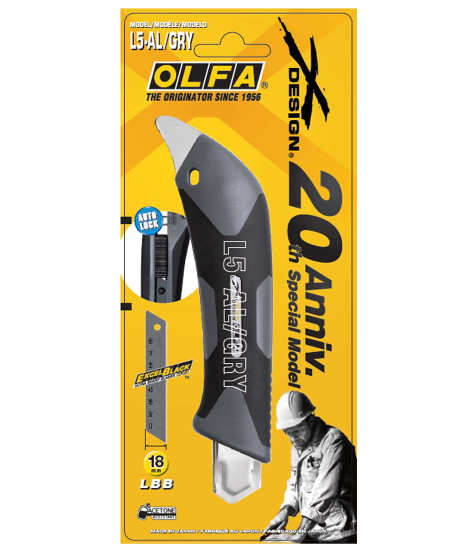 Snap Off Cutter X Grip L5-AL/GRY Olfa