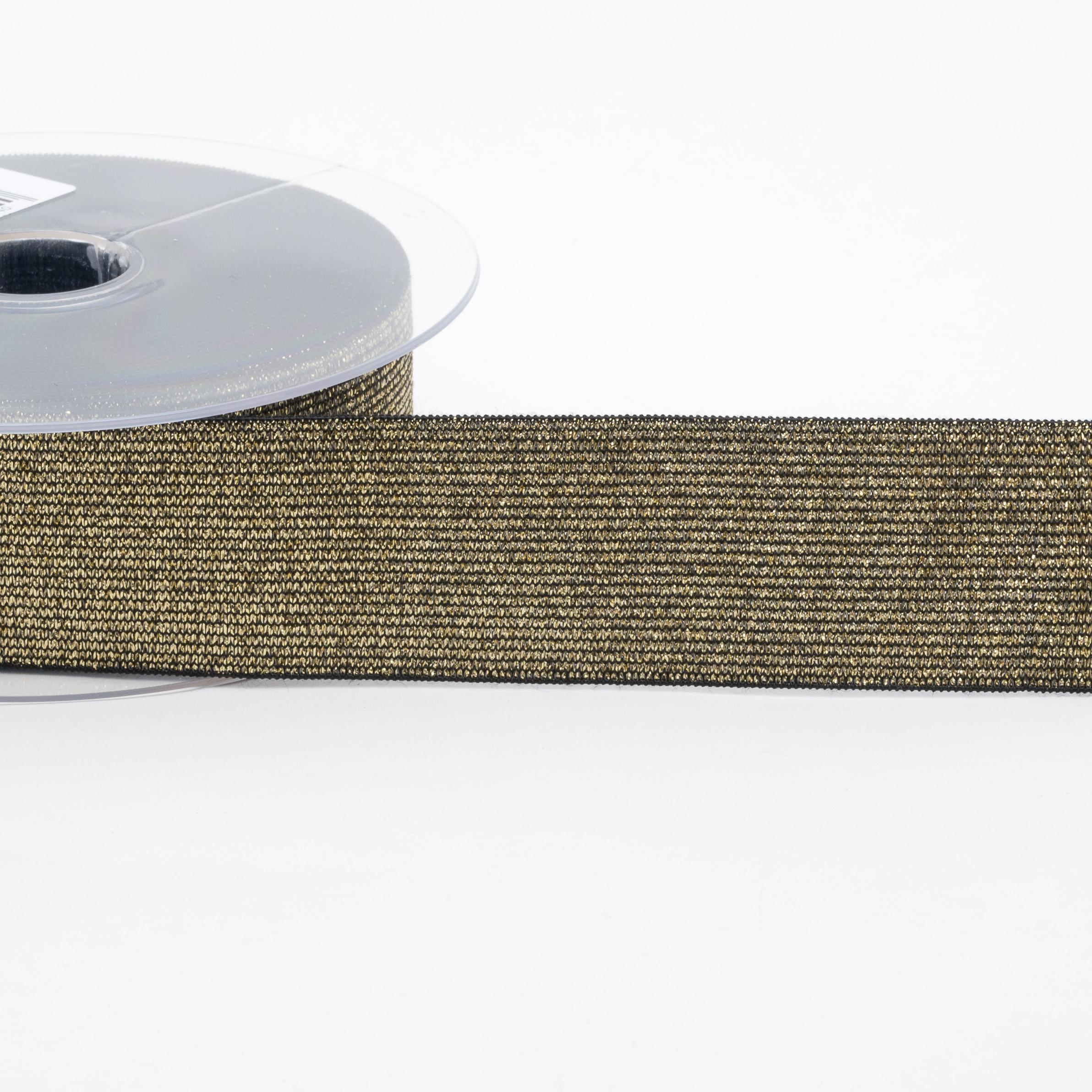 ELA501 Lurex Elastic 40mm x 10m