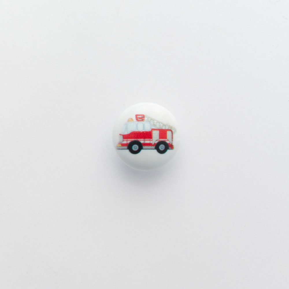 Fire Engine Buttons Size 24 x 50 Piece Pack 720024-01 - Wonder Buttons