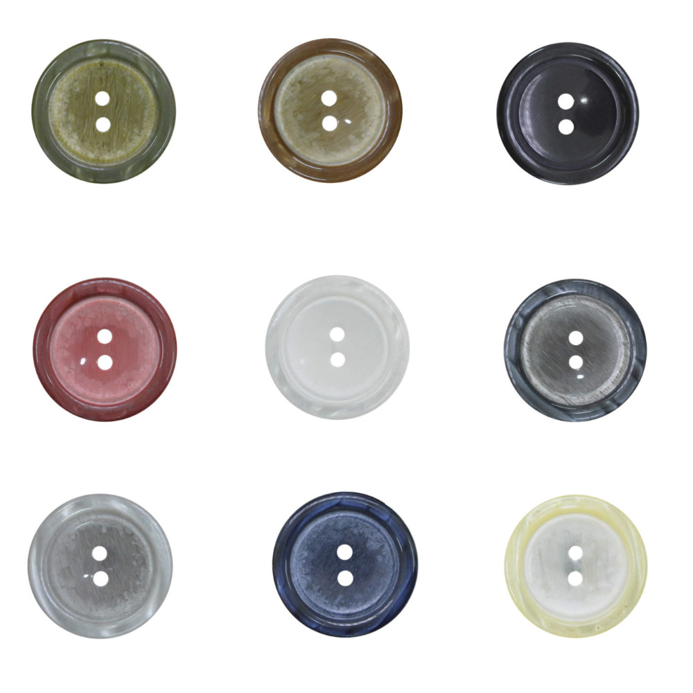 Easy Match Two Hole Size 24 Buttons 50 Piece Pack P252024