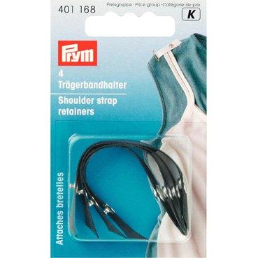 Shoulder Strap Retainers 10mm Black 4 Piece Card - 5 cards per pack