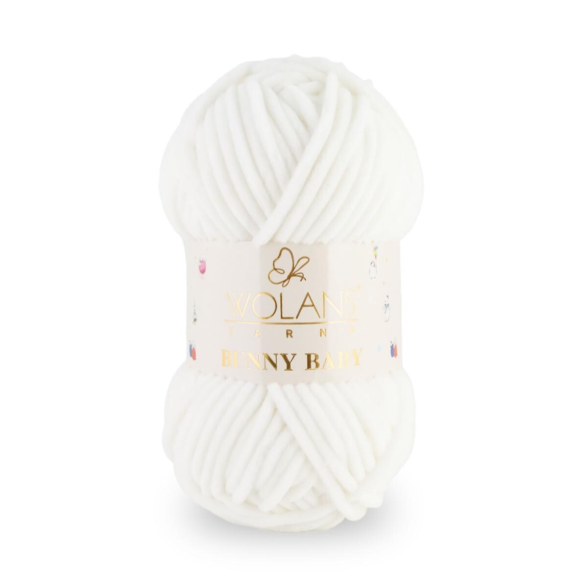 WY10071 Wolans Yarn Bunny Baby 100% Polyester 100g x 5 Balls Pearl Wolans