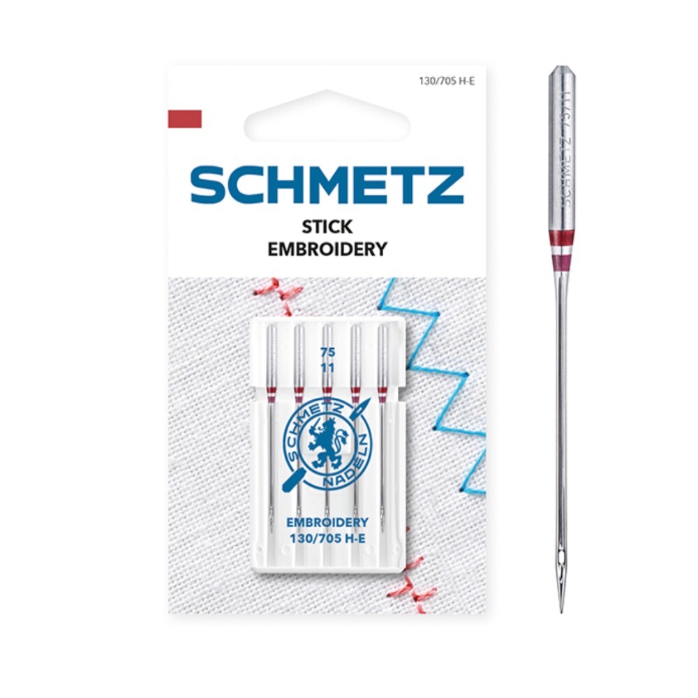 Schmetz Embroidery Size 75 Machine Needles 5 Piece Card SCH-719457