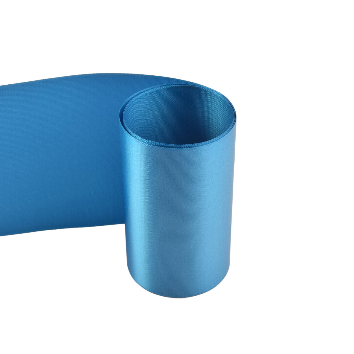 Single Satin Sash Ribbon 4 Inch/100mm Wide RC100-340 Turquoise