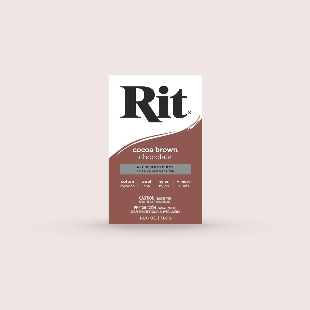 Rit Dye Powder RITDP-20 Cocoa Brown 31.9 Gram Box