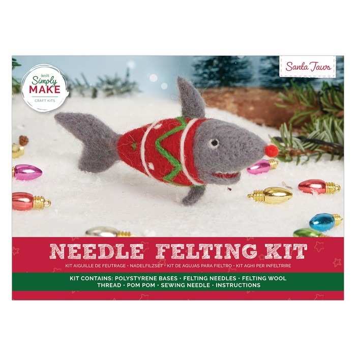 Needle Felting - Santa Jaws - Shark - Simply Make - DSM106623