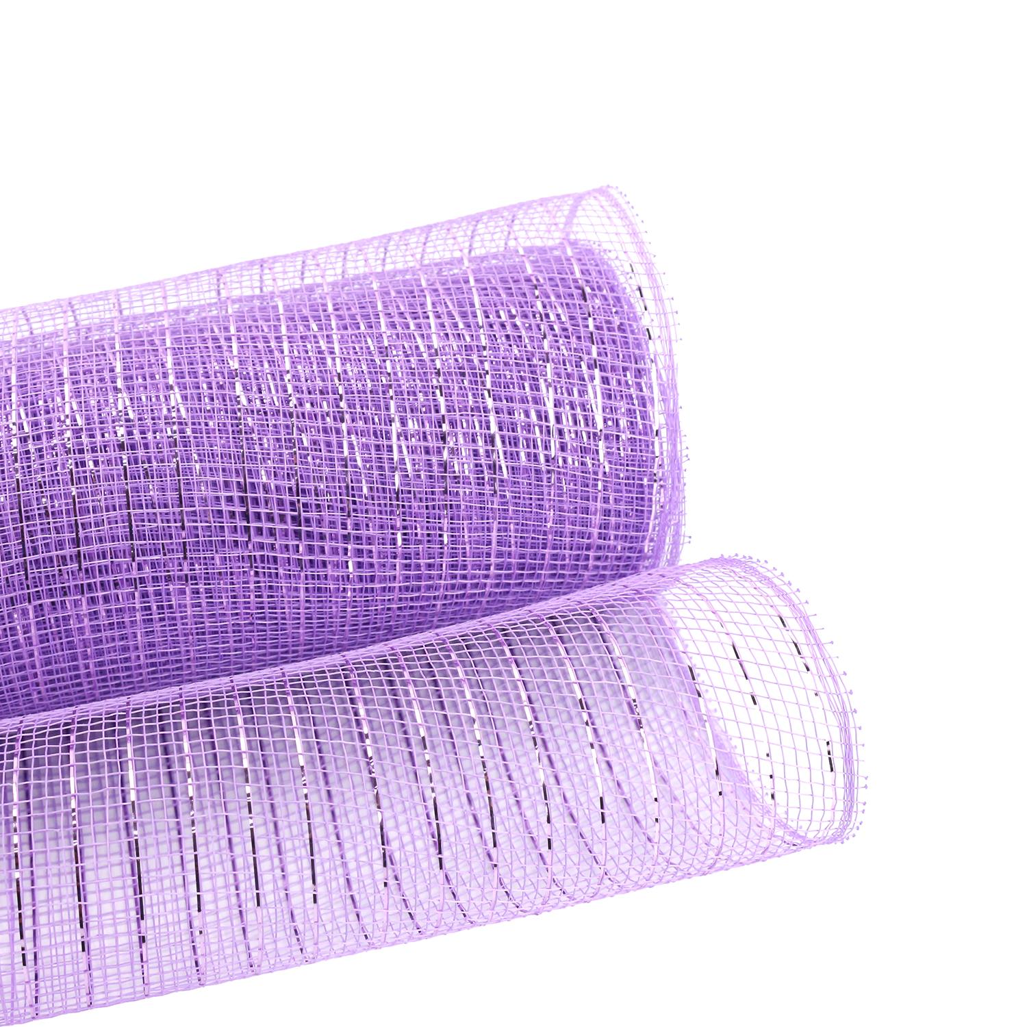 Metallic Decorative Poly Mesh 25cm x 10y HDM25M Habicraft