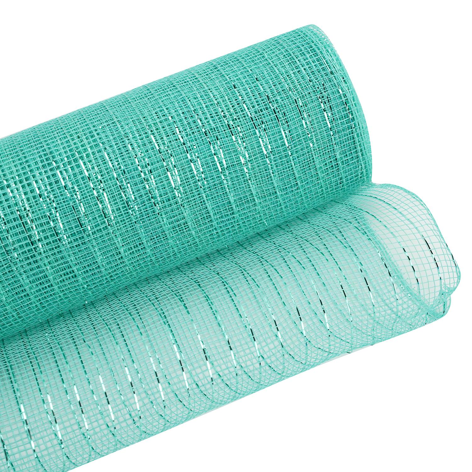 Metallic Decorative Poly Mesh 25cm x 10y HDM25M Habicraft