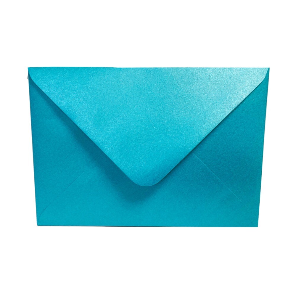Pearl Envelopes C6 Turquoise 50 Piece Pack LINE2404