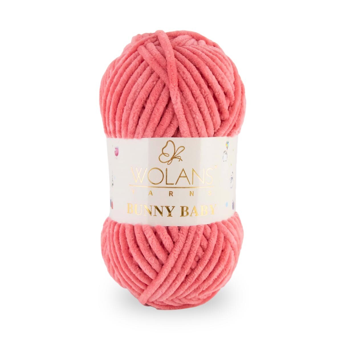 WY10051 Wolans Yarn Bunny Baby 100% Polyester 100g x 5 Balls Strawberry ...