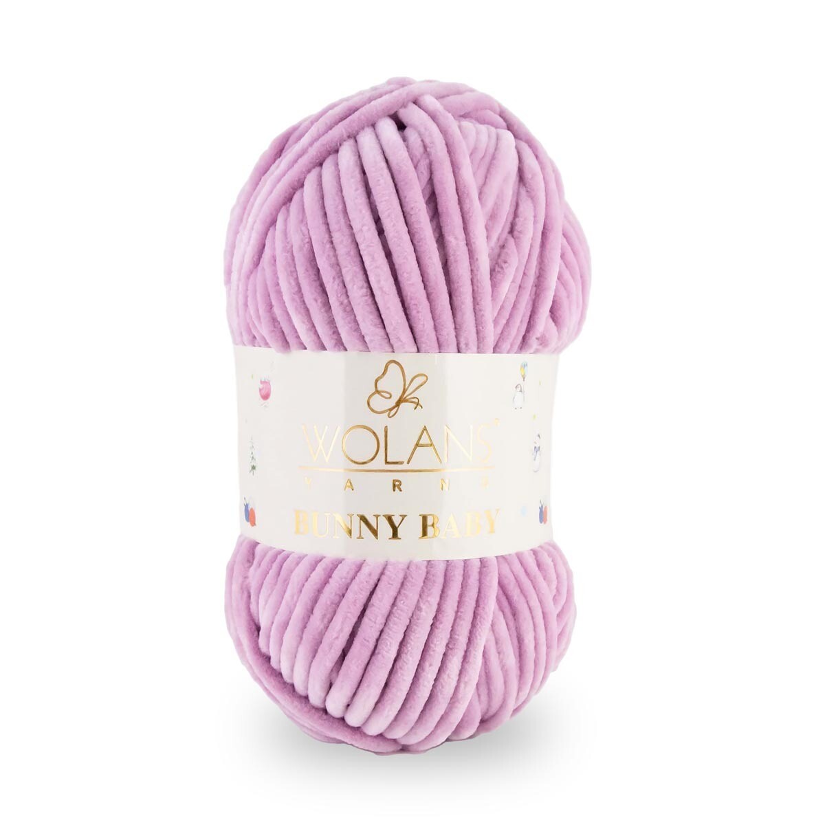 WY10059 Wolans Yarn Bunny Baby 100% Polyester 100g x 5 Balls Mauve Wolans