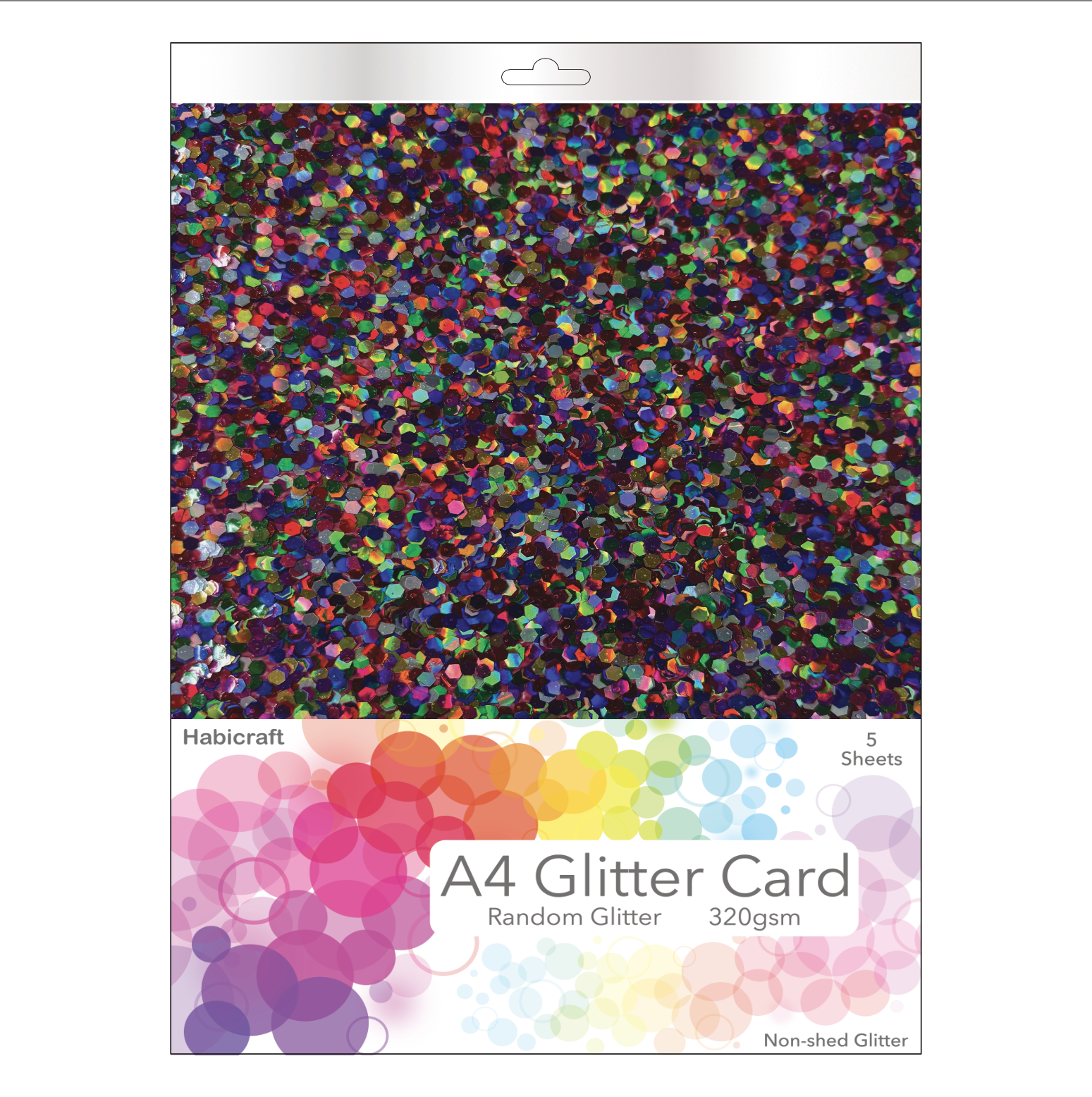 Special Random Glitter Card 320gsm 5 sheets
