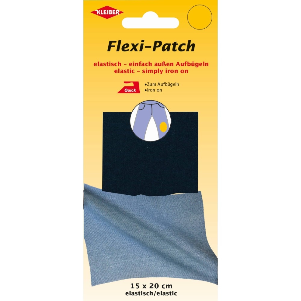 Flexi Patches Iron On 1 Piece Card K303-54 Dark Blue