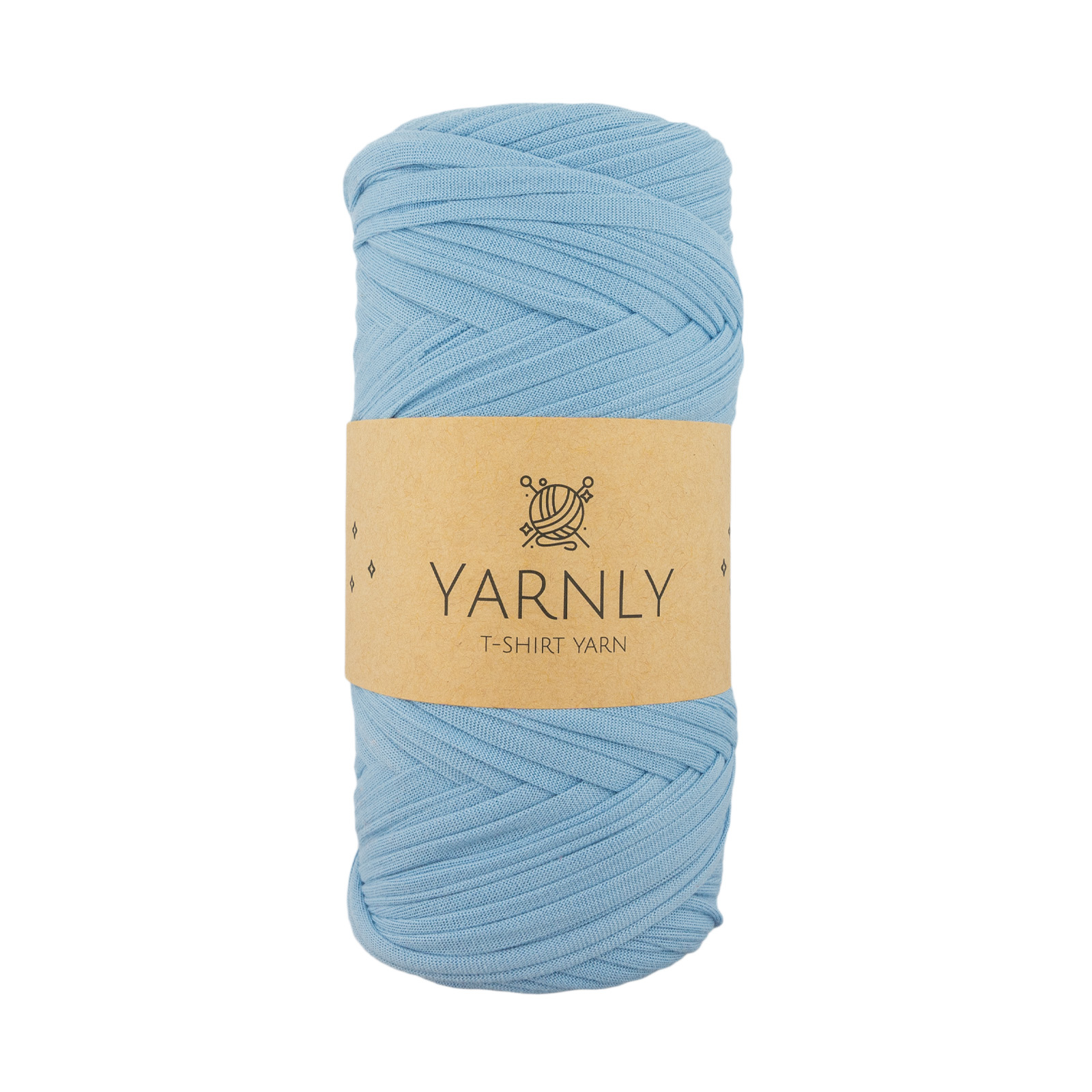 Polyester T-Shirt Yarn Pale Blue 200g Ball YN-TS200-18 Wholesale Yarn