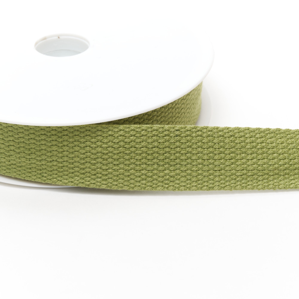 Cotton Basket weave Webbing 25mm x 10m RUB1905-25