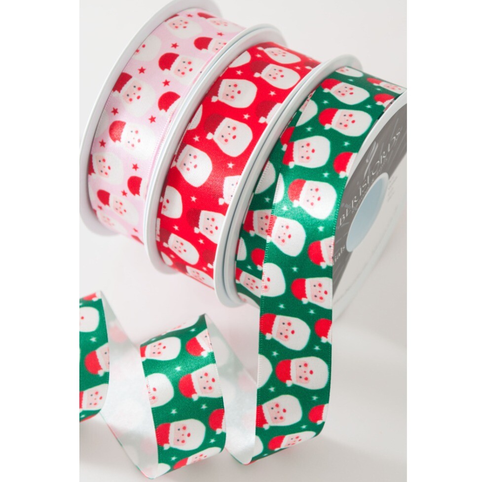 Santa Claus Ribbon 25mm x 20m Reel 8091125