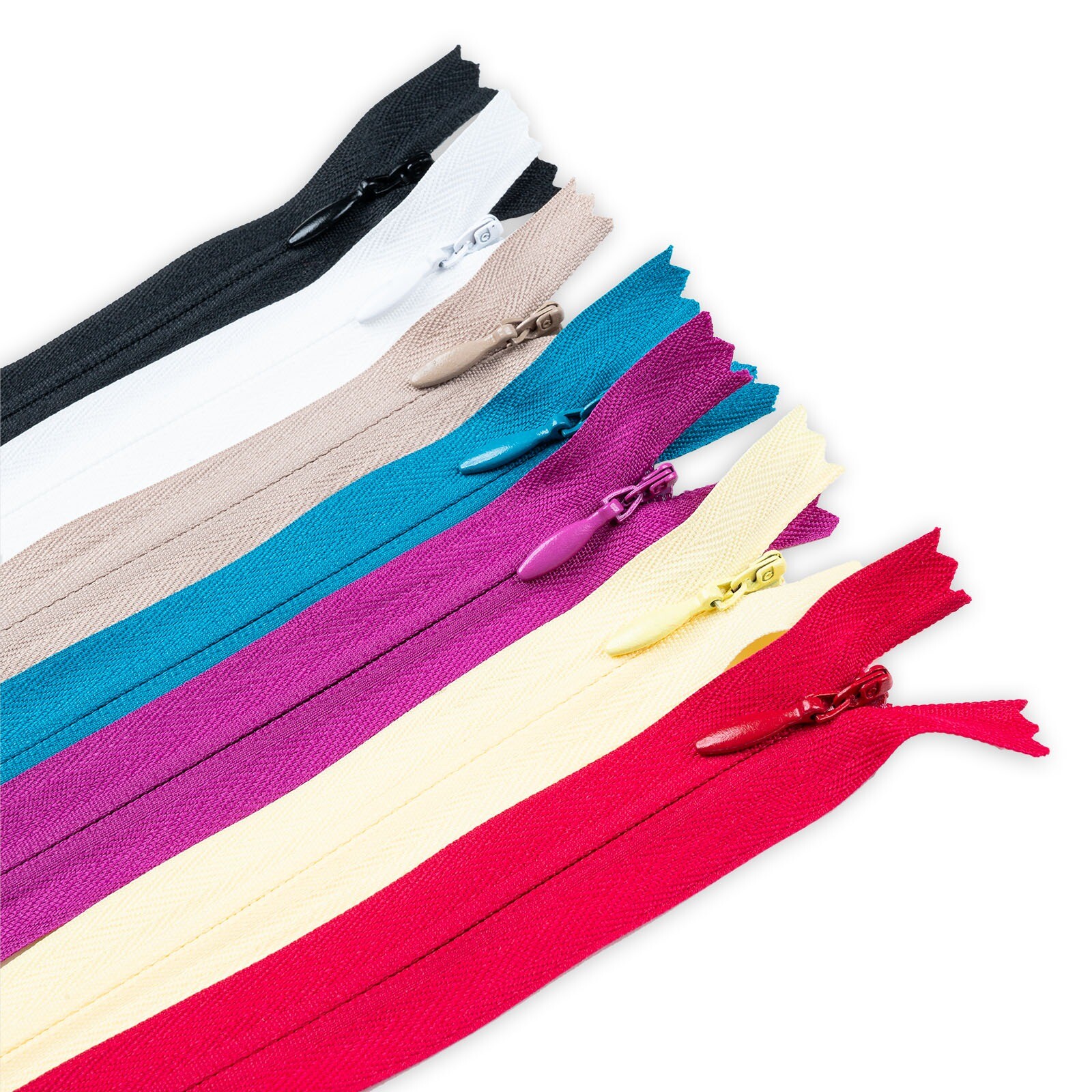 Invisible/Concealed 56cm Zip Fastener 3CC56