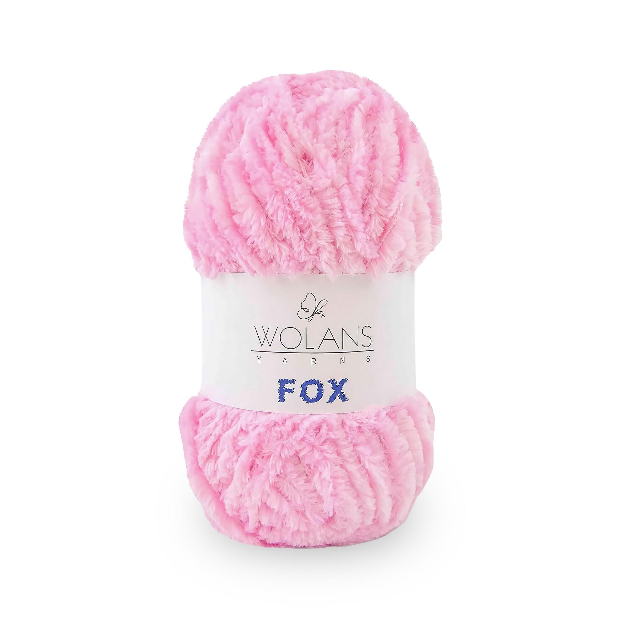 WY11005 Fox Yarn 100% Polyester 100g x 5 Balls Pink Wolans