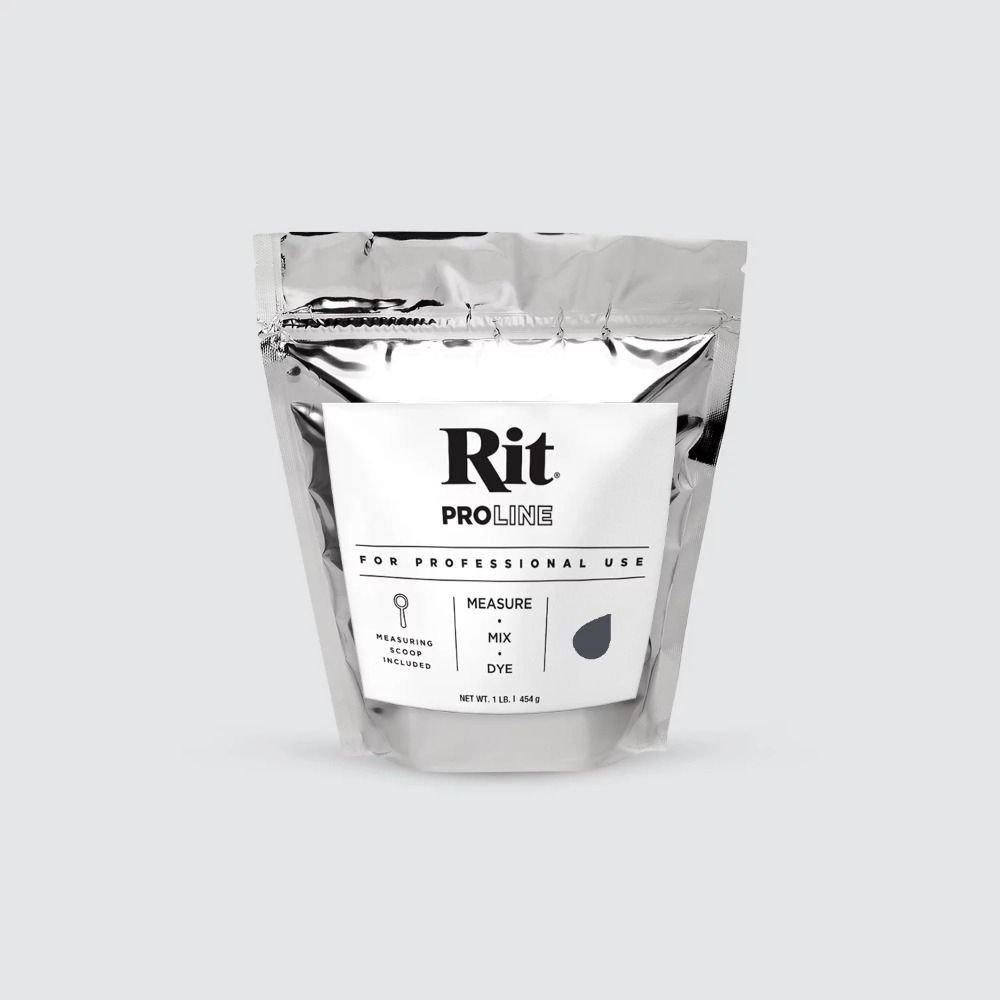 Rit Dye Powder Proline RITPL-15 Black 453 Gram Sachet ( 1lb )