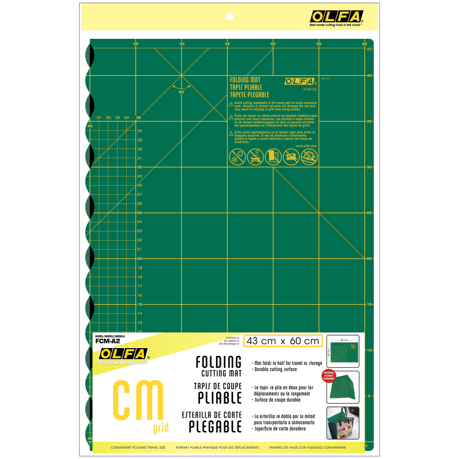 Foldable Cutting Mat A2 FCM-A2 Olfa