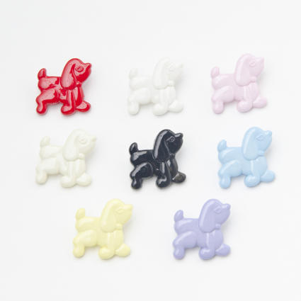 Poodle Buttons 100 Piece Bag CN7