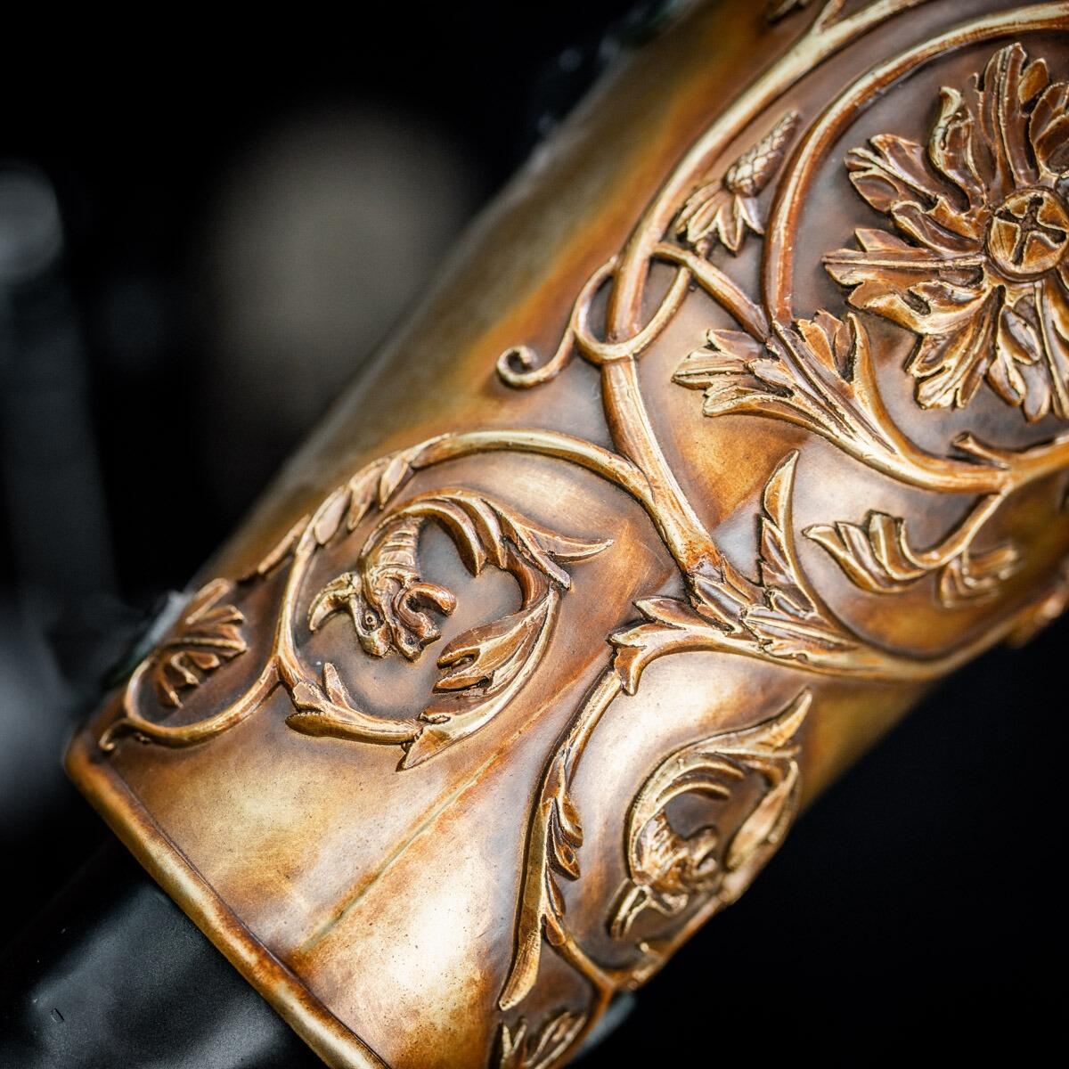Larp armour Negroli bracers