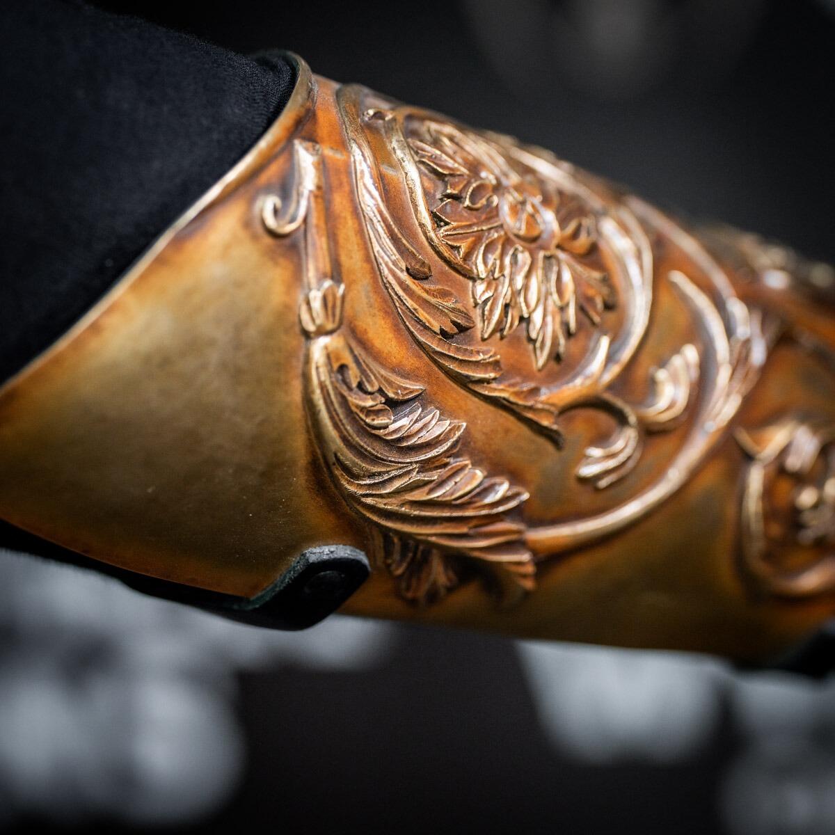 Larp armour Negroli bracers