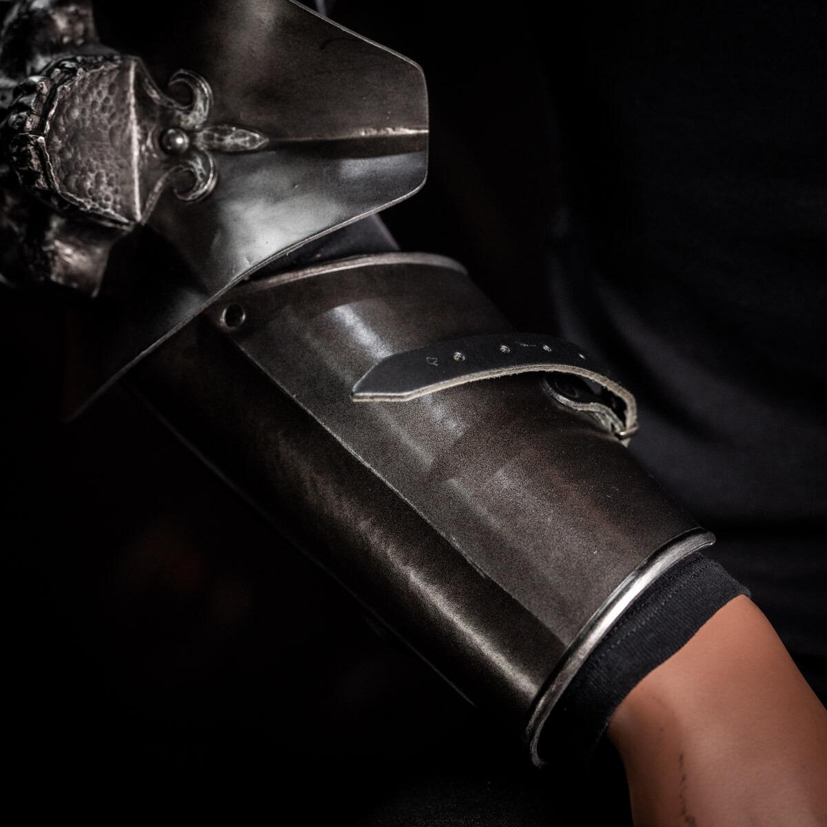 Larp Armour Skull Vambraces