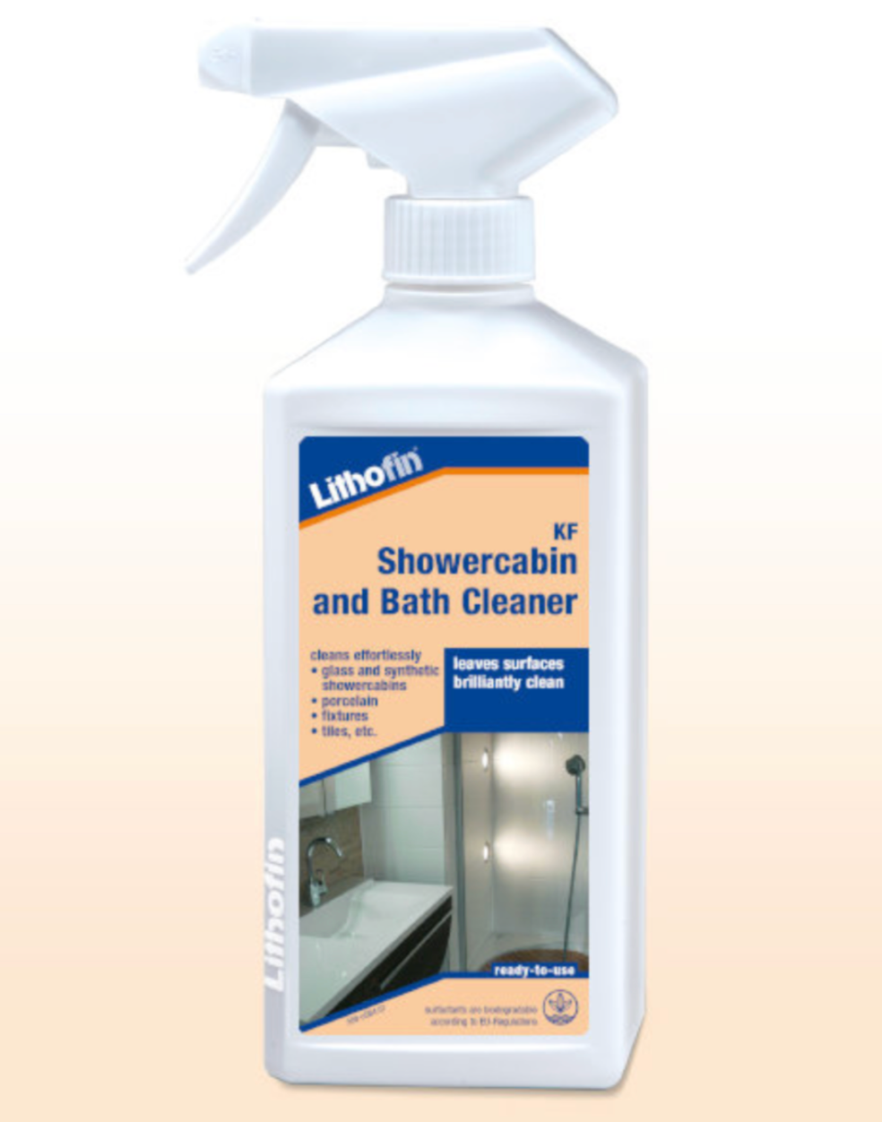 Lithofin KF Shower Cabin & Bath Cleaner 500 ML Spray
