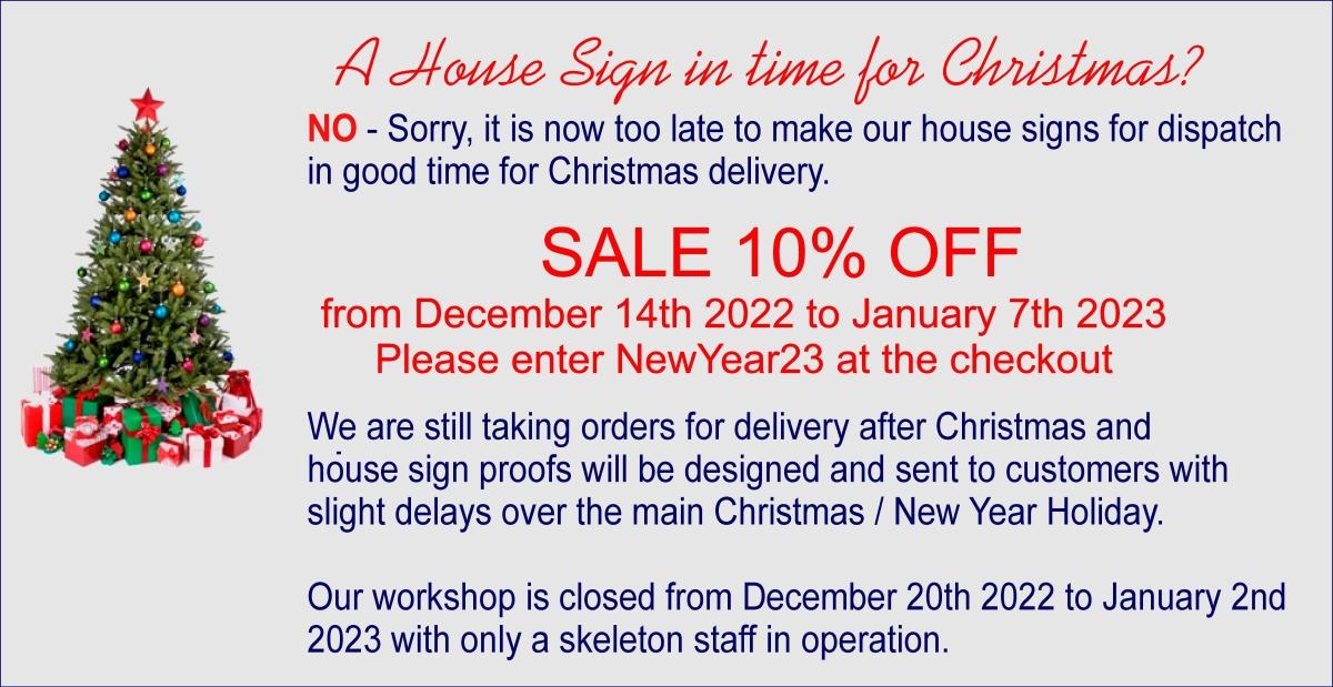 House Signs | Door Number Plates | House Name Signs | Address Plaques