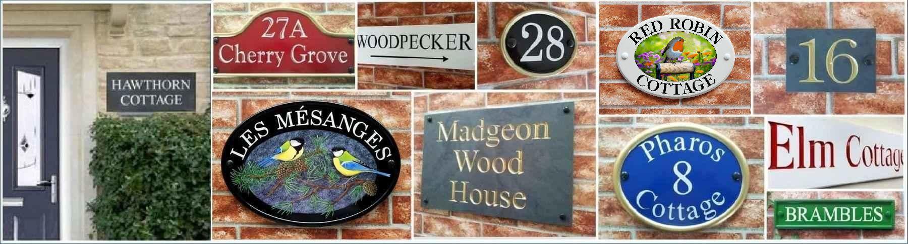 HOUSE SIGNS - Personalized Numbers & Names by Yoursigns