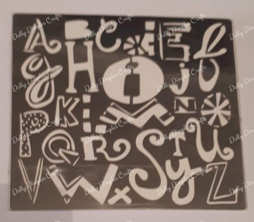 Alphabet Stencil
