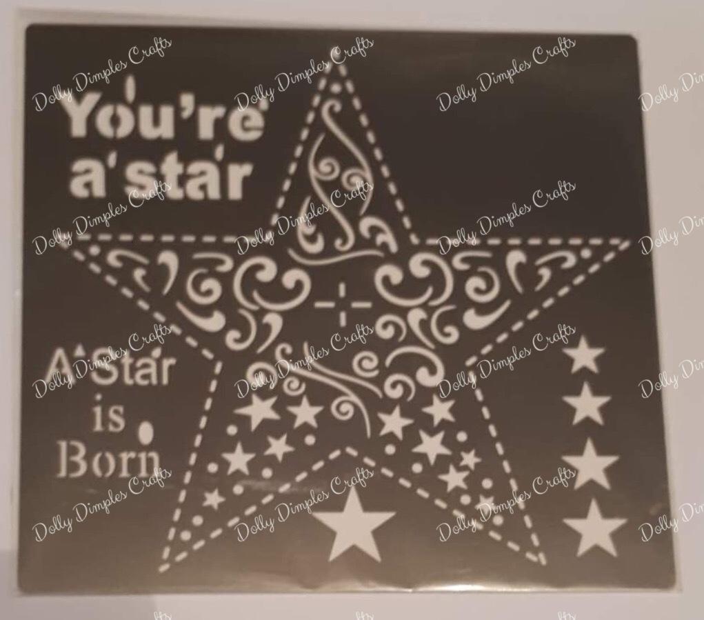 You're A Star Stencil