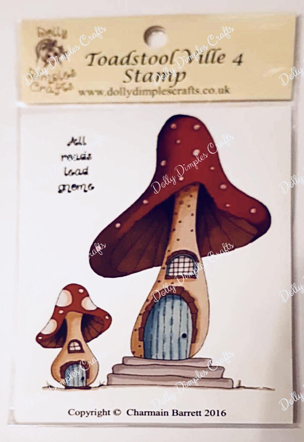 Toadstool Village Stamp No.4