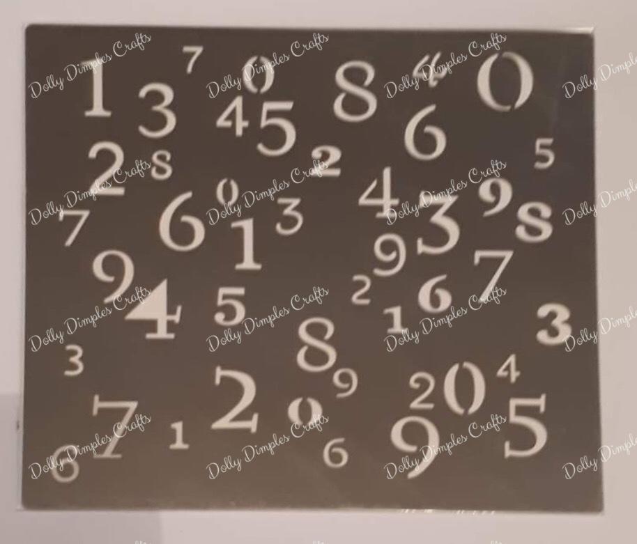 Number Stencil