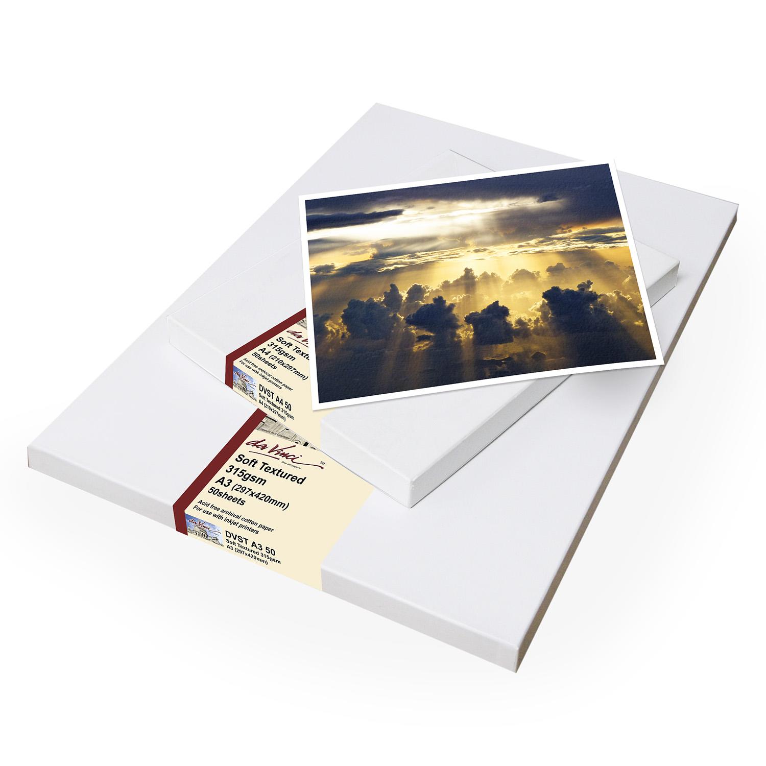 Davinci Soft Textured 315gsm - inkjet paper for fine art and ...
