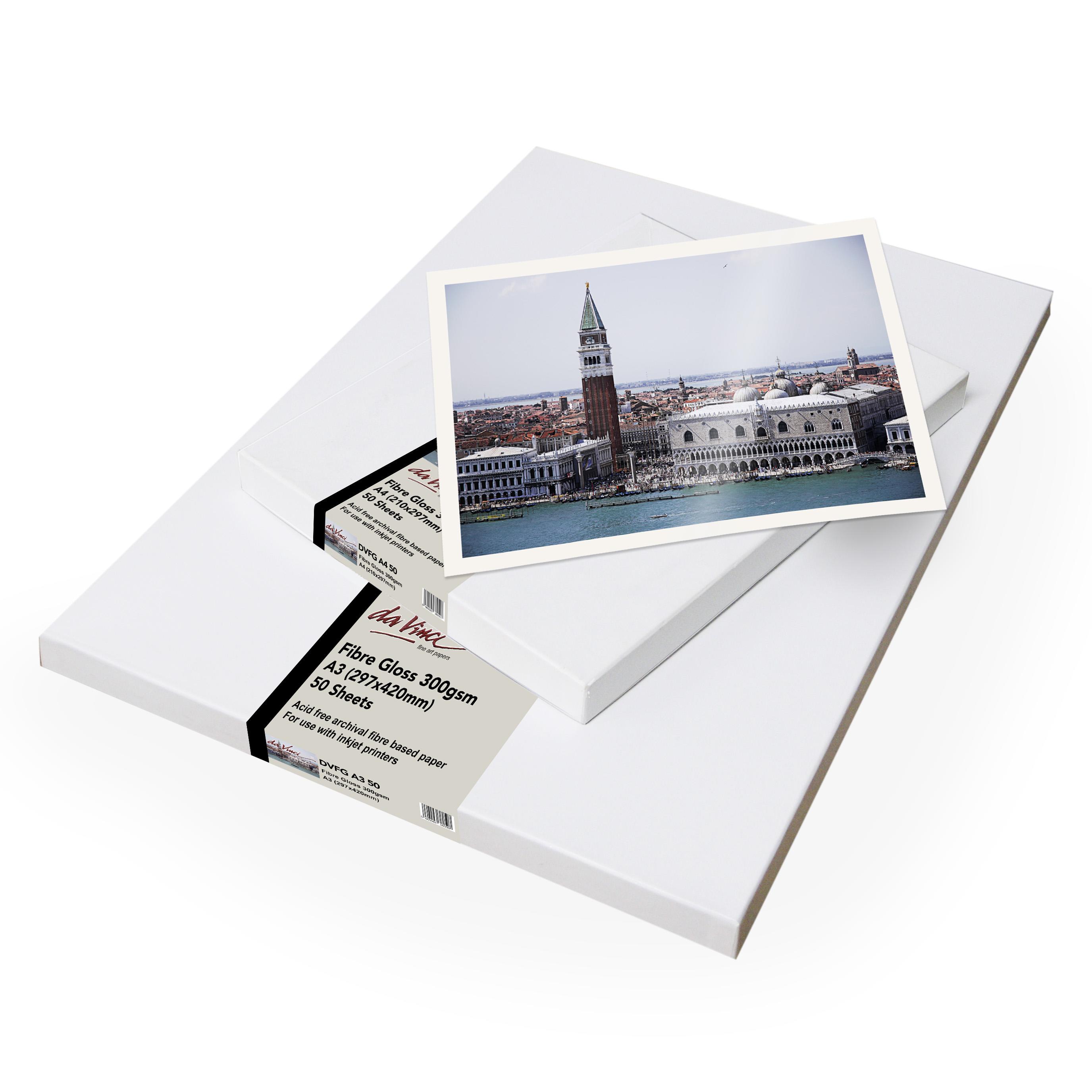 Davinci Fibre Gloss Inkjet Paper for fine art photographic printing