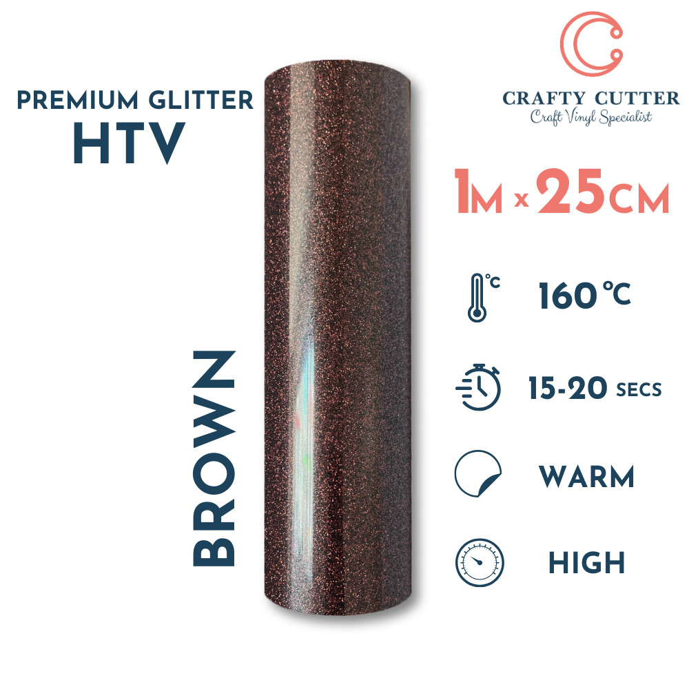Premium Glitter (HTV - Iron on) - Metre Rolls (1m x 250mm)
