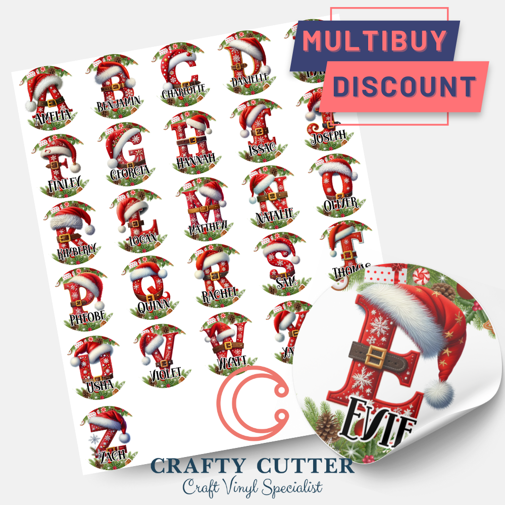 Pre-Cut Designs | Self Adhesive Stickers | Transfers | Crafty Cutter