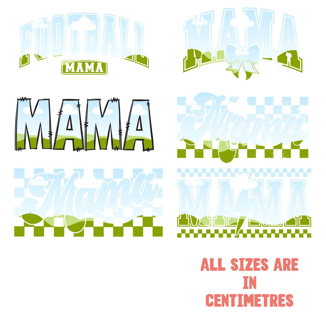 DTF - Editable MAMA Prints