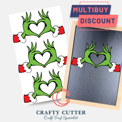 Pre-Cut | Grinch Stickers/Decals