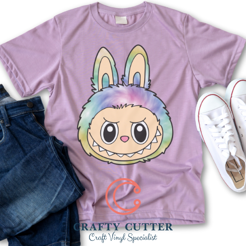 DTF - Labubu Head (Any Colour, Any Gradient, Any Pattern)