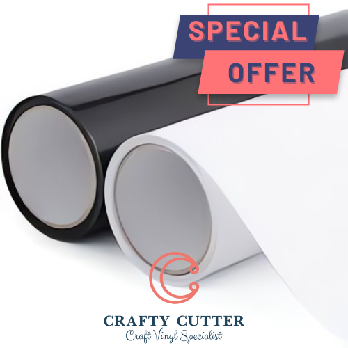 Crafty Cutter 001 Vinyl | Matt & Glossy Vinyl | Self Adhesive