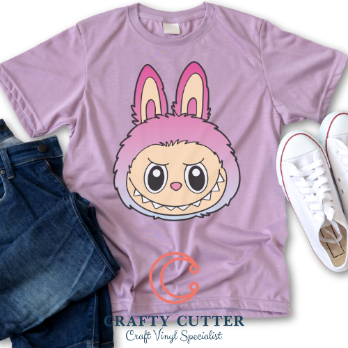 DTF - Labubu Head (Any Colour, Any Gradient, Any Pattern)