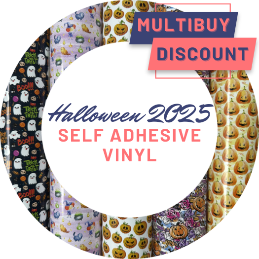 Halloween 2025 - Self Adhesive - A4 & Metre Rolls