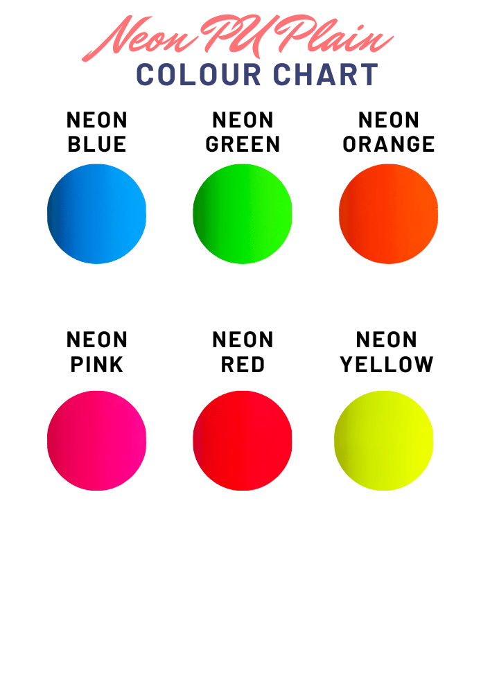 Premium Plain Heat Transfer Vinyl | Neon HTV Colours | Crafty Cutter