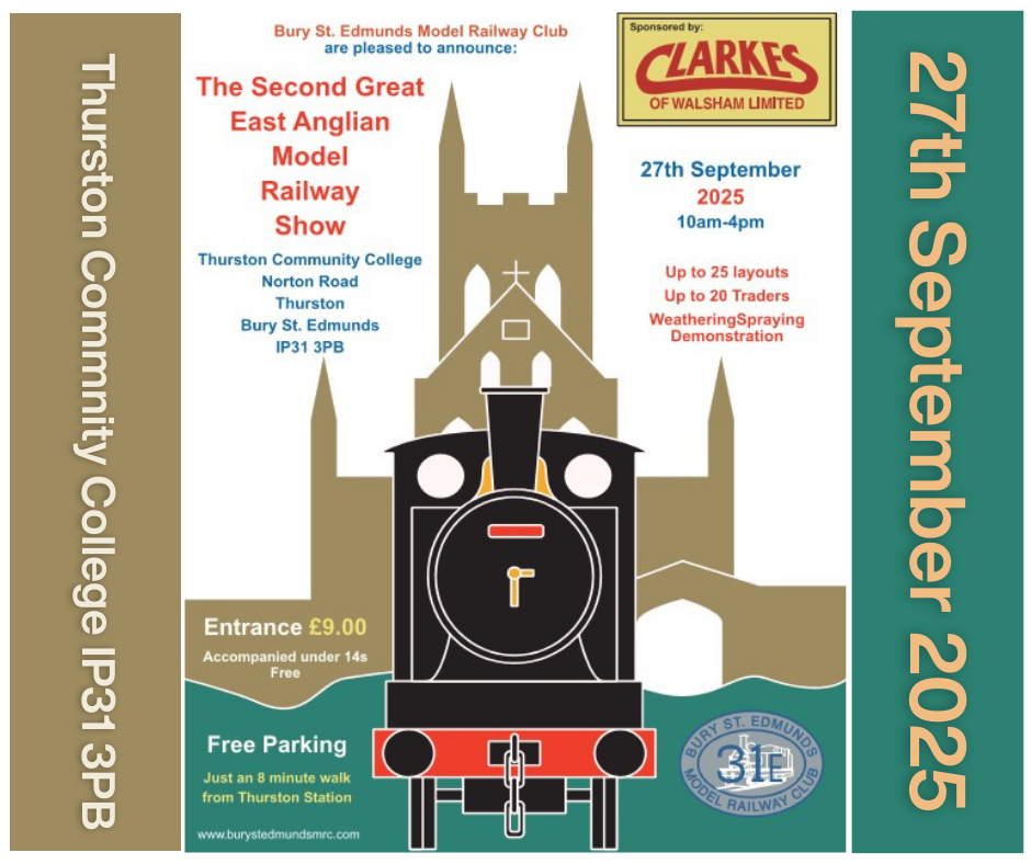 Second Great East Anglian Model Railway Show - September 27 from 10am ...