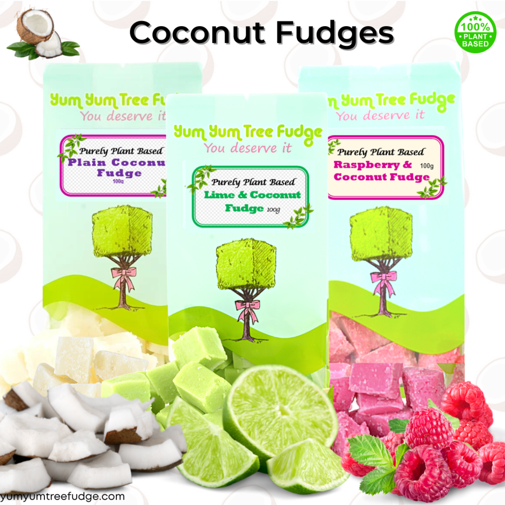 Plant based fudge from Yum Yum Tree Fudge - it's delicious!