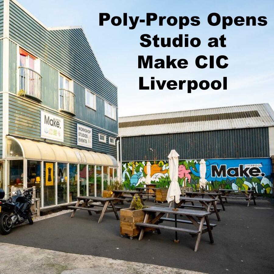 Poly-Props Opens Studio at Make CIC Liverpool | Creative Hub Launch